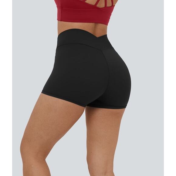 HALARA | Shorts | Halara Softlyzero Active Crossover Plain Yoga Biker ...